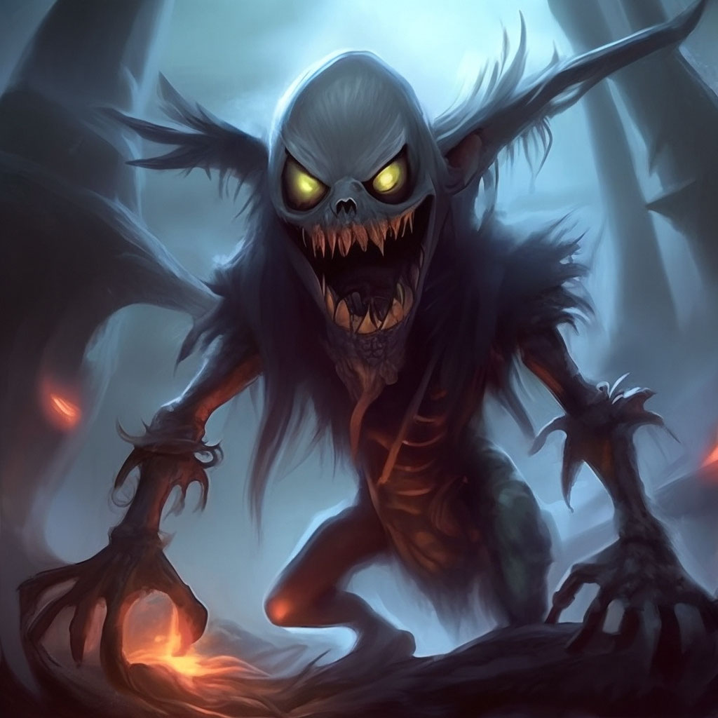 "Chingachgook is a scary ghoul monster" — image created in Shedevrum