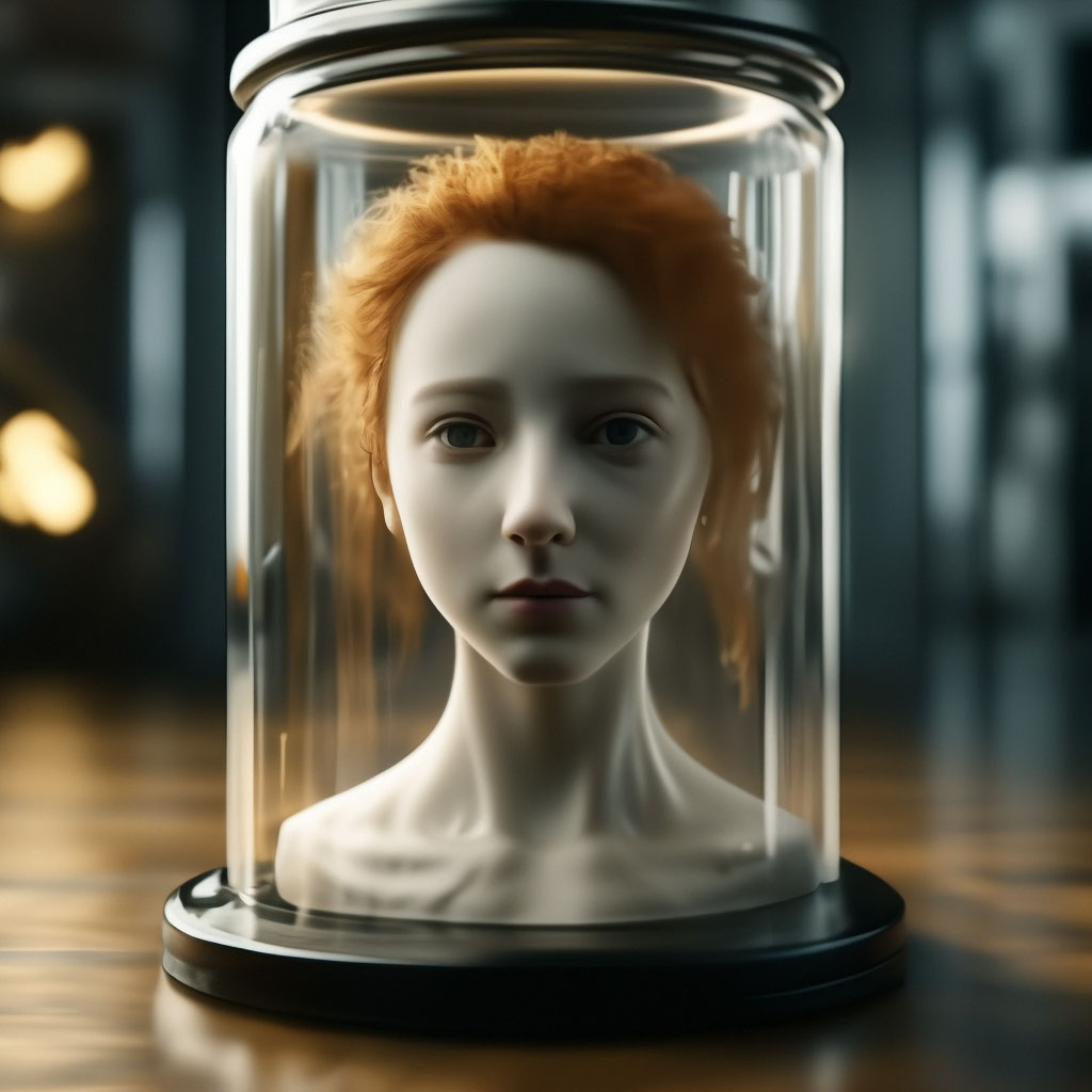 "SCP-729-J is a cryptographic creature that looks like a female head in ...