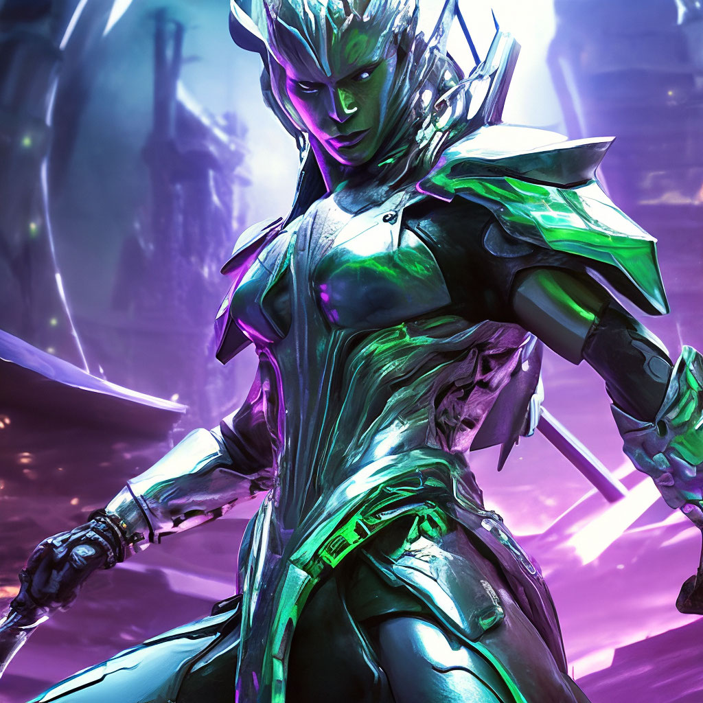 "Beautiful alien cyber guy, malemodel, broad shoulders, cheekbones ...