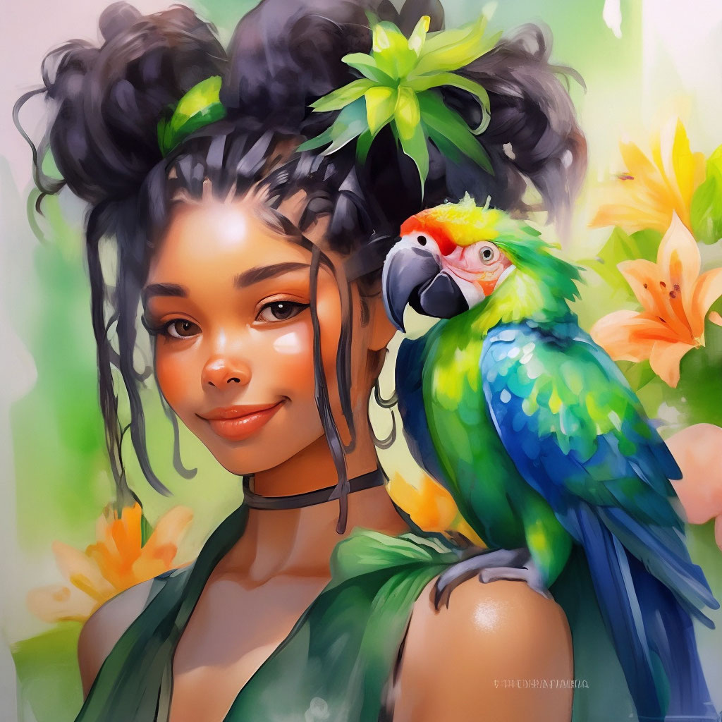 "My style is watercolor ☺I was given the nickname watercolor☺ the most ...