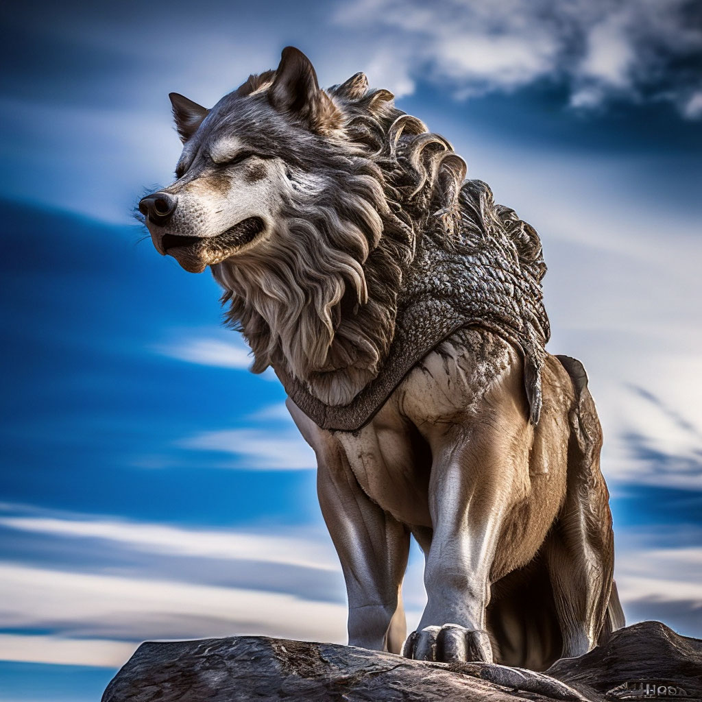 "Tengri is a huge Mongolian Wolf lord of the great blue sky,grin, stone ...