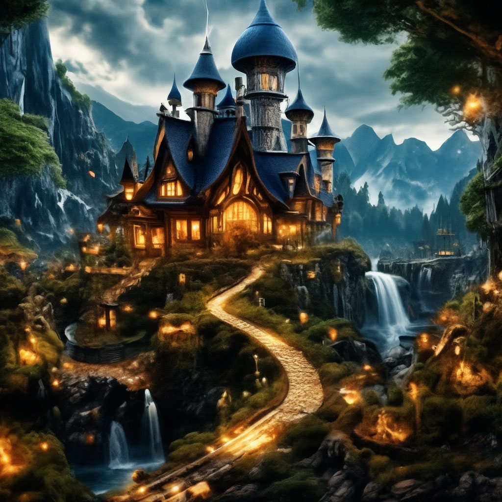 "Fairy-tale world" — image created in Shedevrum