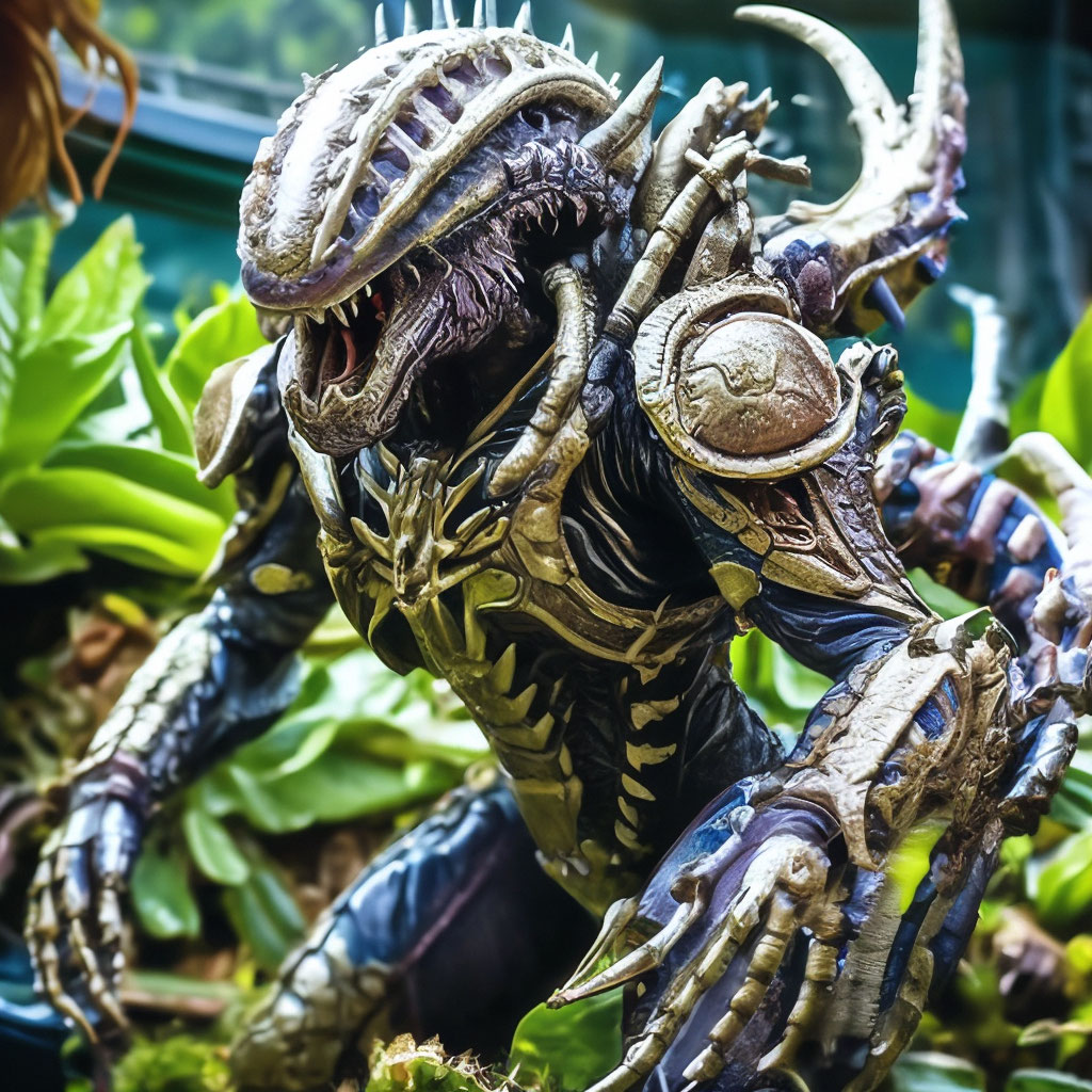 "Huge Bloodthirsty Sinister Monster Colossus Bio Flora Xenomorph ...