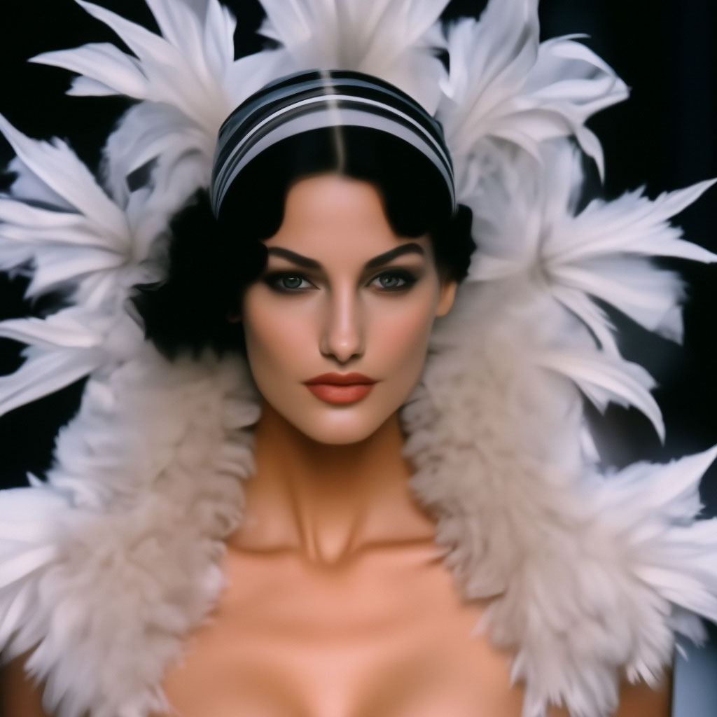 "Моника Беллуччи ️ Marie Powell @ Chantal Thomass Spring/Summer, 1993 Ready-…" — image created ...