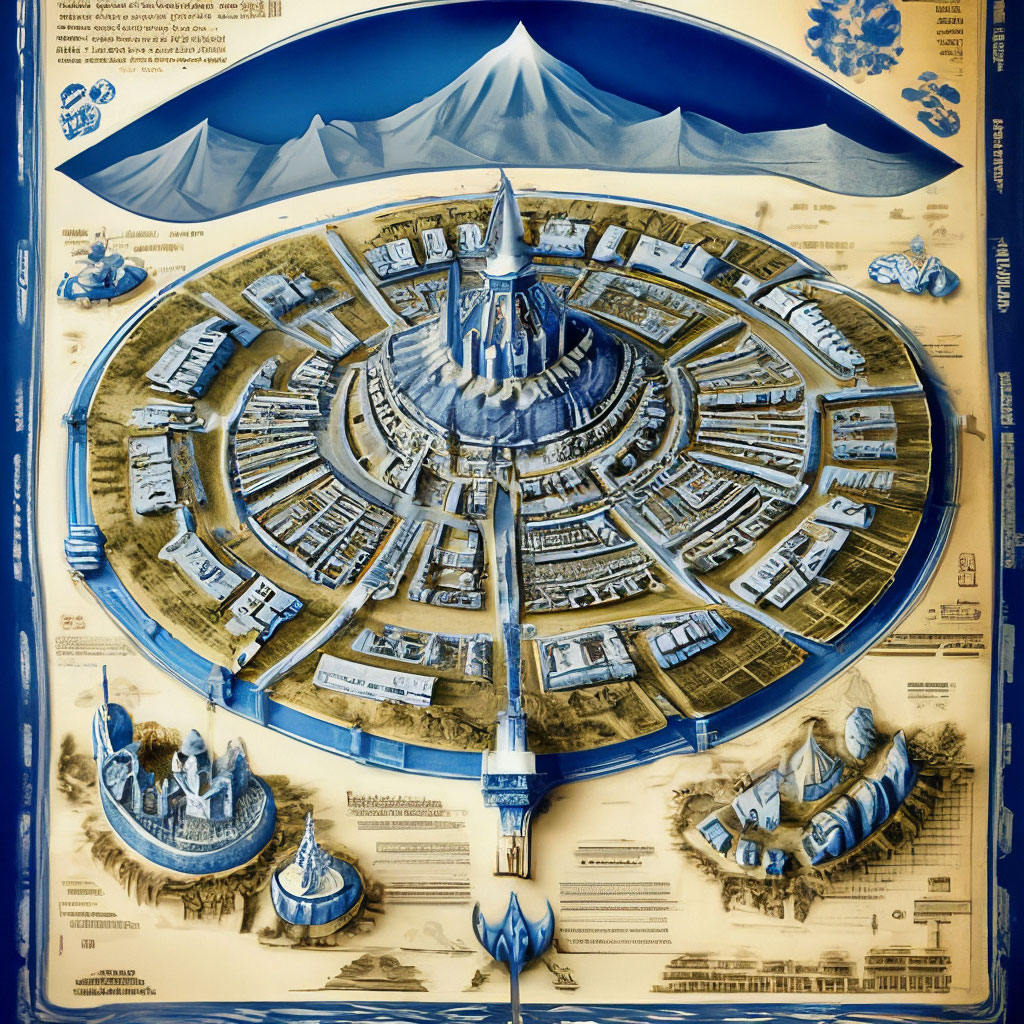 "Hyperborea City Map old 3d map of …" — image created in Shedevrum