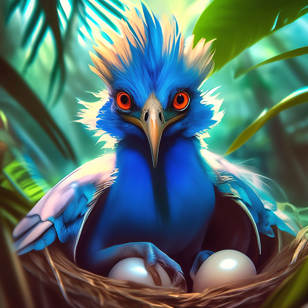"I am a real Balmyrin, a tropical bird with teeth incubates a ...