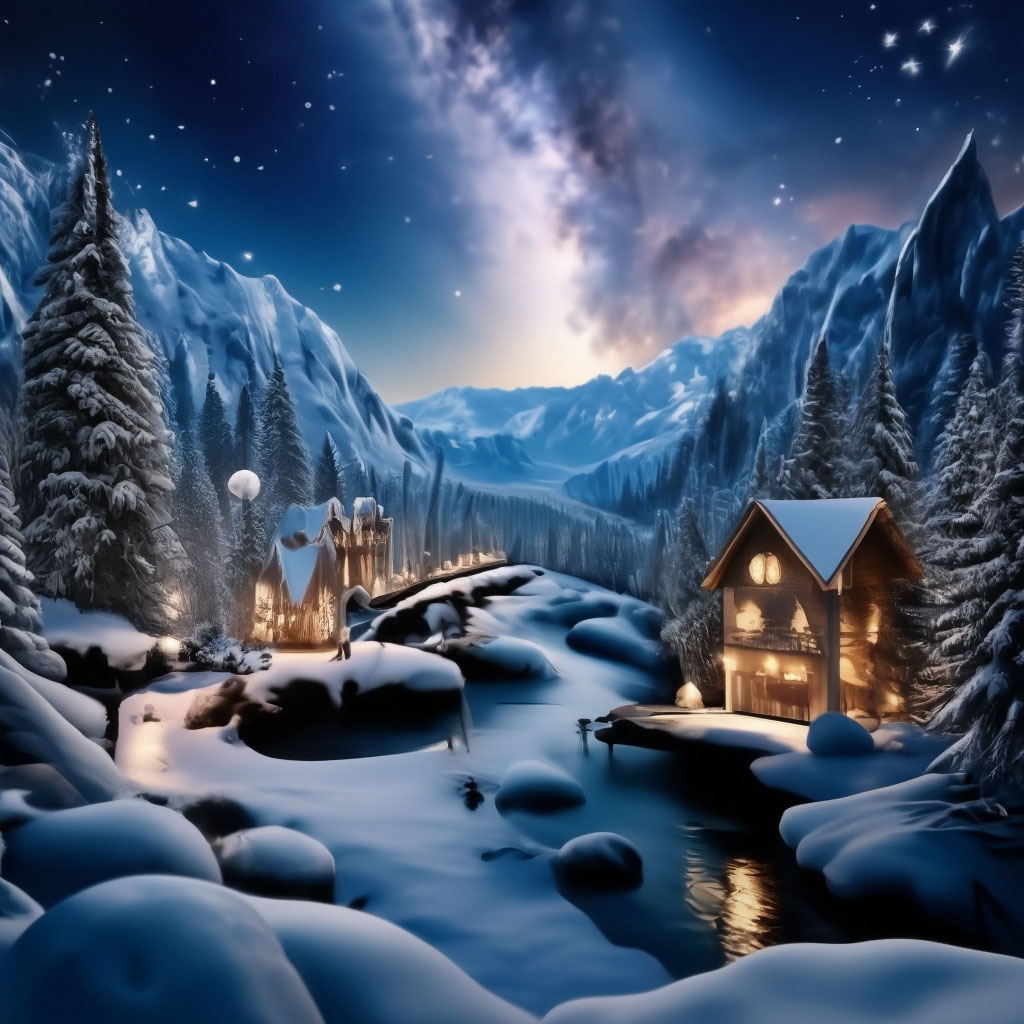 "︎ ︎ ︎ ︎ ︎ ︎ ︎ a magical fairy-tale planet where winter elves live ...