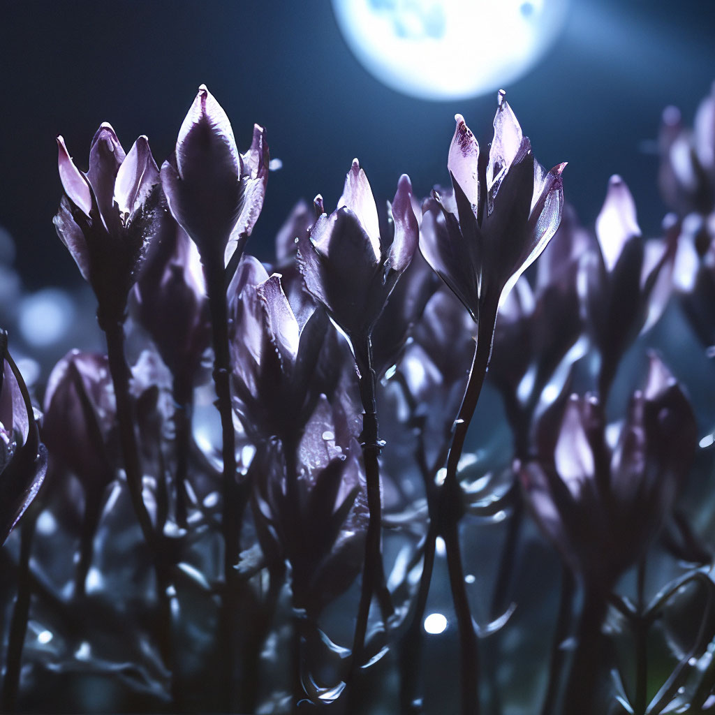 "Black flowers lycorises, professional photo, photorealism hyperrealism ...