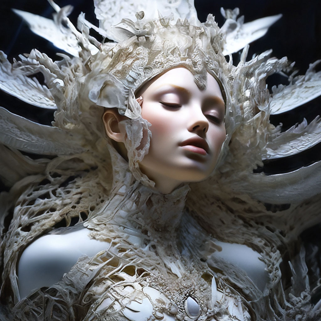 "Grace is surrealism, intricate, beautiful, detailed, lots of details ...