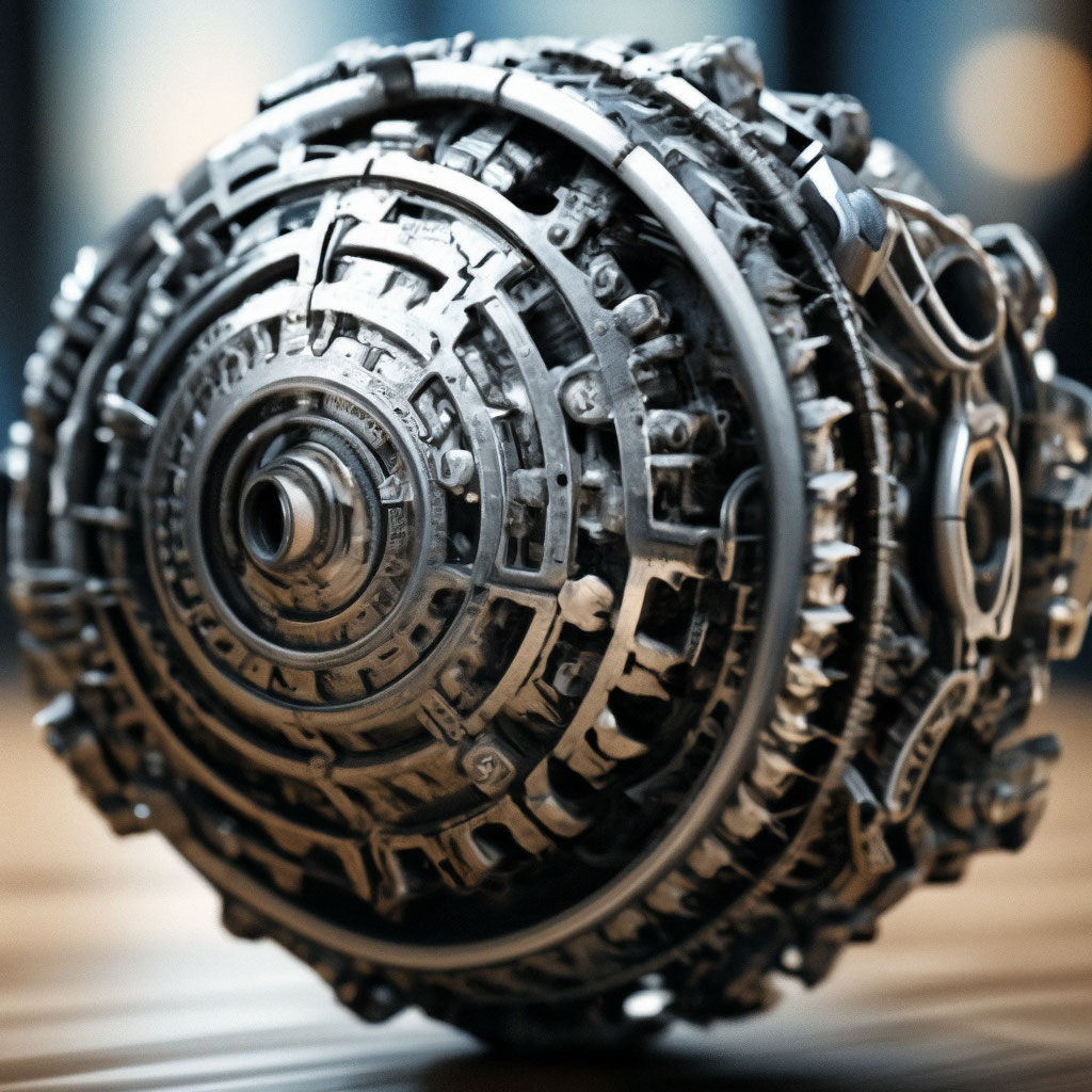"Mechanical bump, filigree, hyperrealism, high resolution, 1024k ...