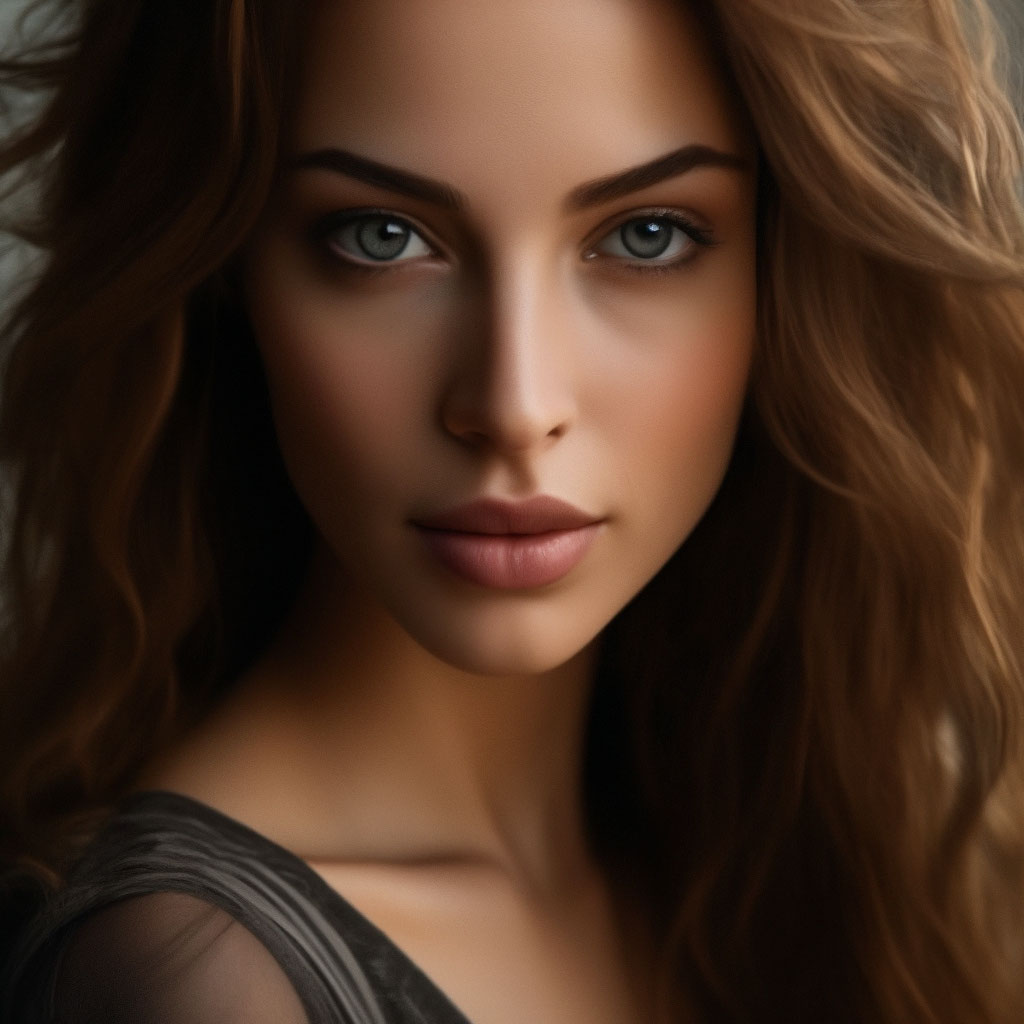 "The most beautiful and unusual, terribly beautiful woman is realistic ...