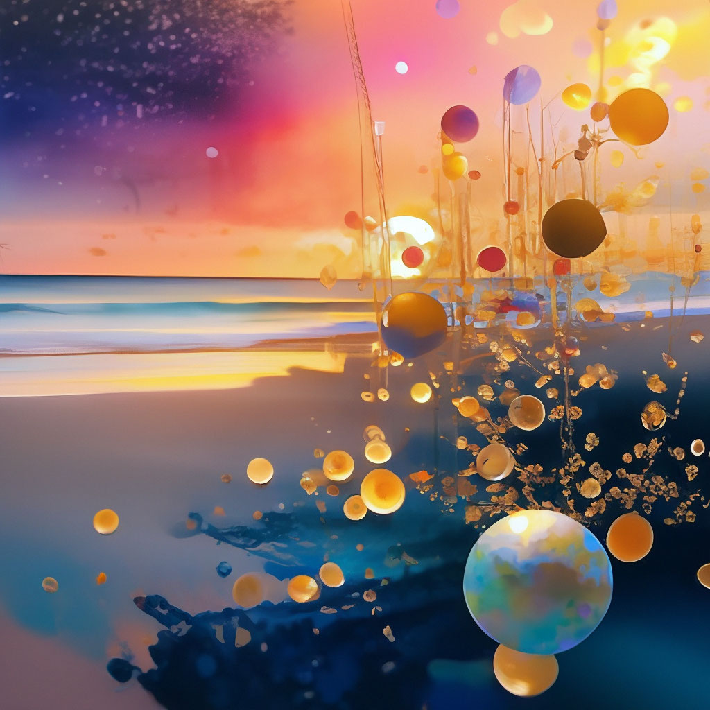 "Good September first night! surrealism, abstraction, double exposure ...