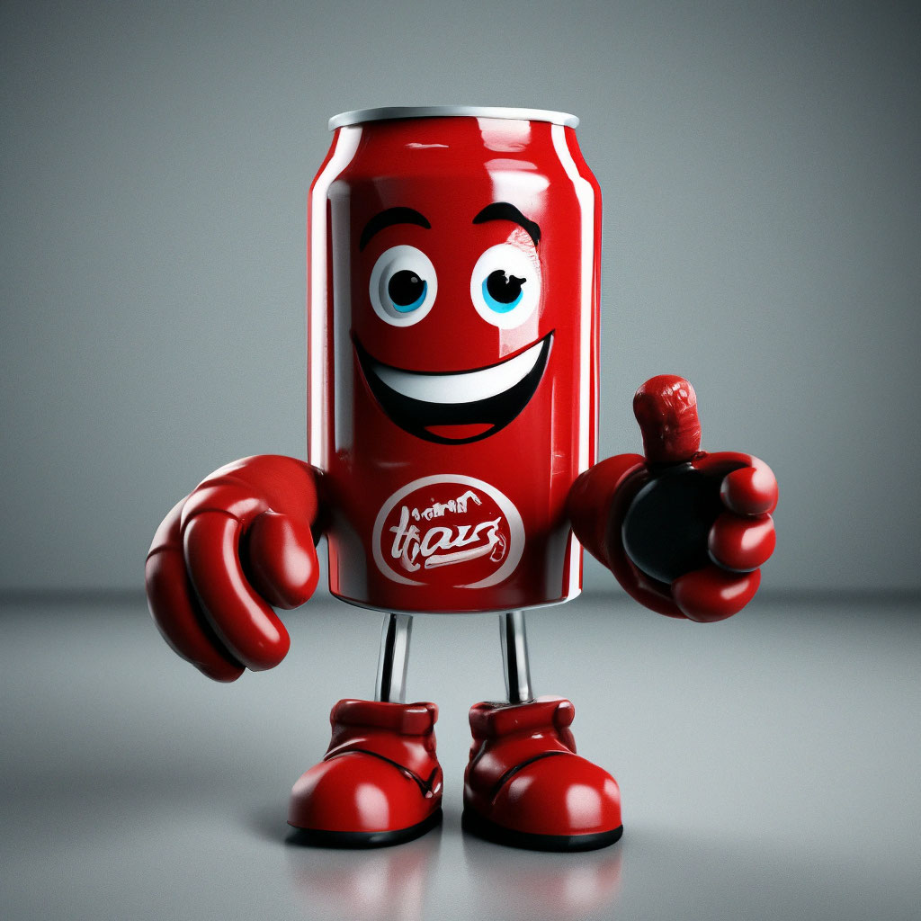 "Cartoon cola with face,legs, hands with cartoon gloves,nuka cola ...