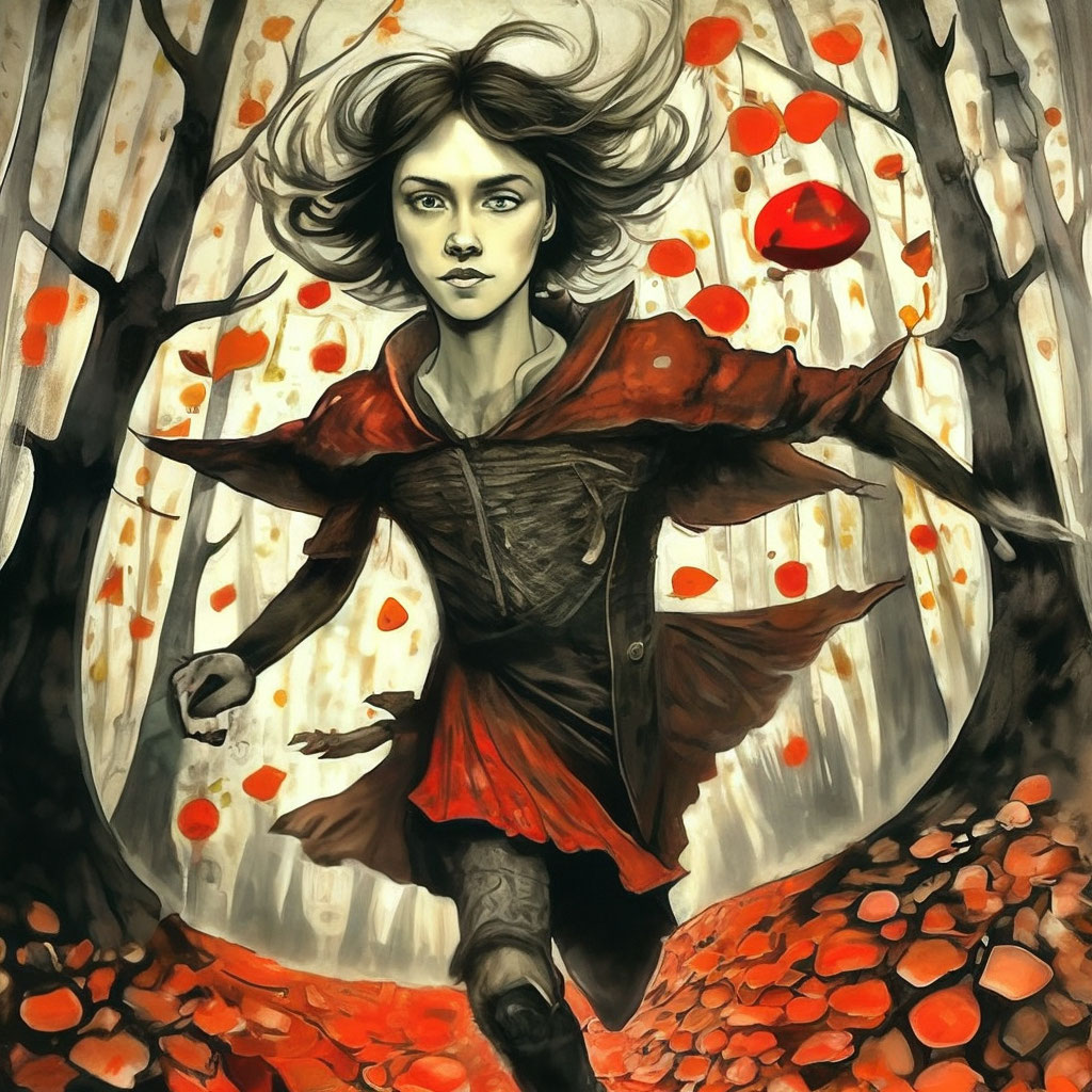 "Avant-garde,intrictions of a bizarre mind,with freckles, multi-eyed ...
