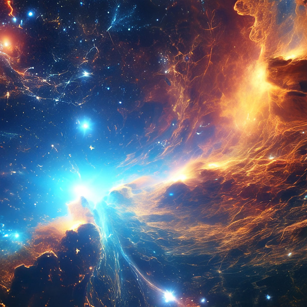 "Fabulous space, bright nebula, mystery, realistic, 4k, close-up, high ...
