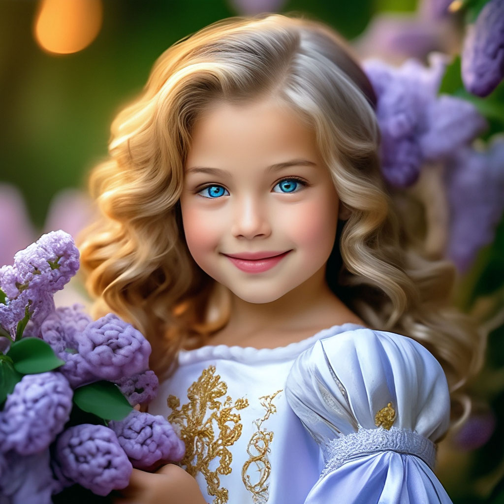 "The series is Lilac. The princess girl is the most beautiful on Earth ...
