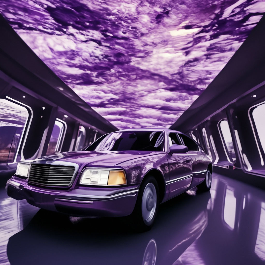 "Detailing purple+lilac sky layering with interlayers of weaving,in the ...