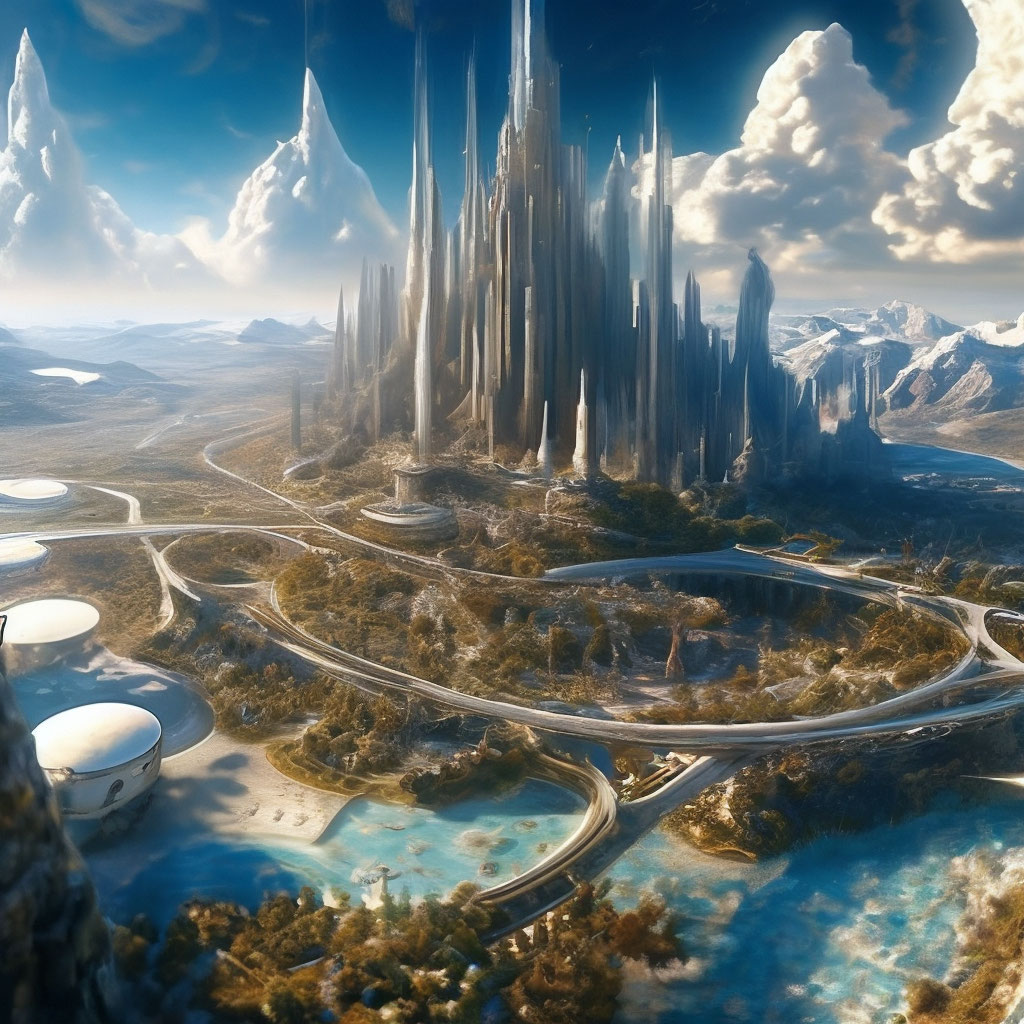 "Intertwining worlds,fantasy,high detail, realistic, professional ...