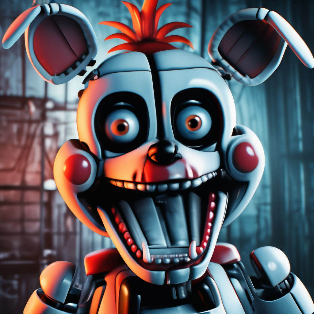 "Fnaf screamer Chicks" — image created in Shedevrum
