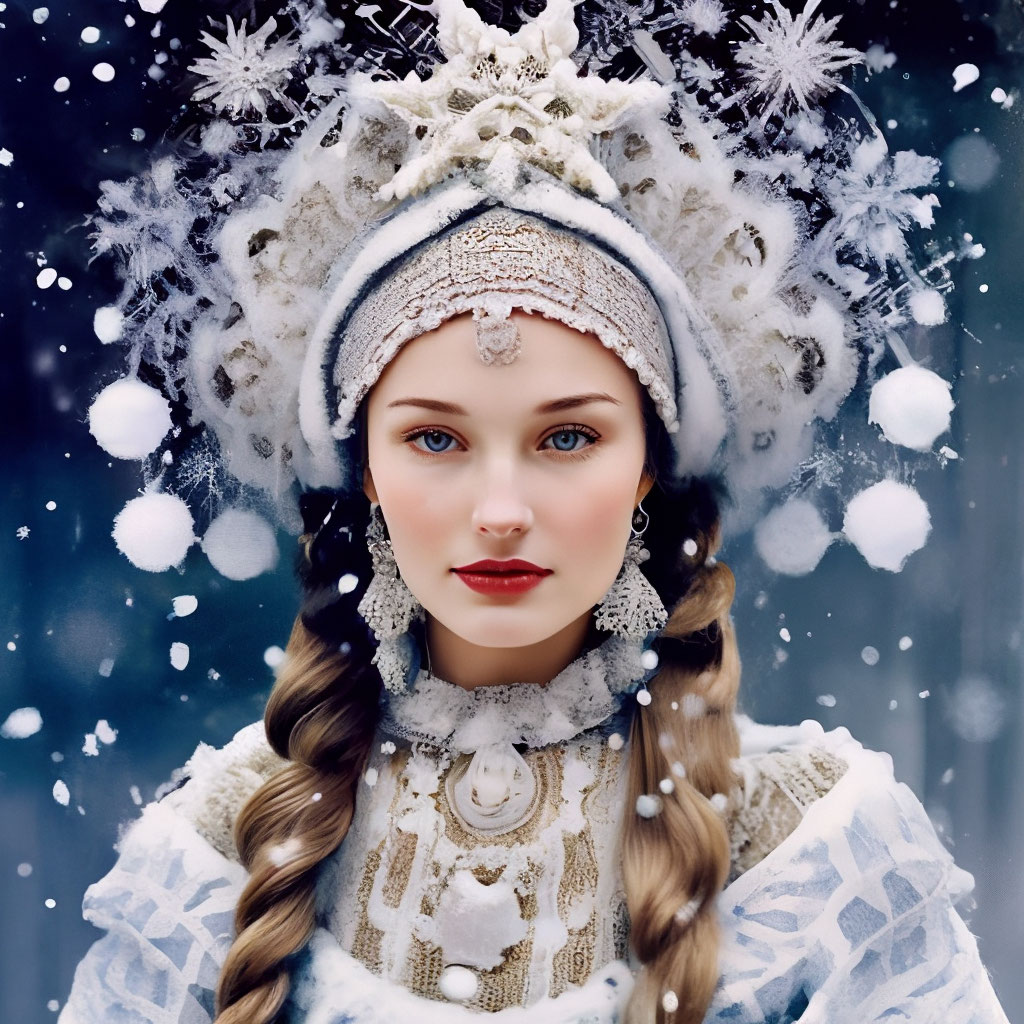 " snowfall snowfall do not aim at my braids... collage ice patterns ...
