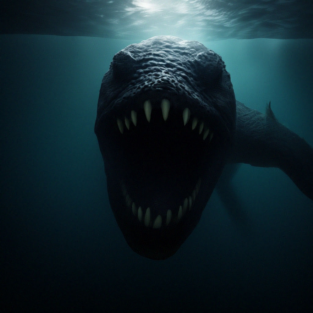 To the competition!!! Thalassophobia-fear of depth a top view of the ...