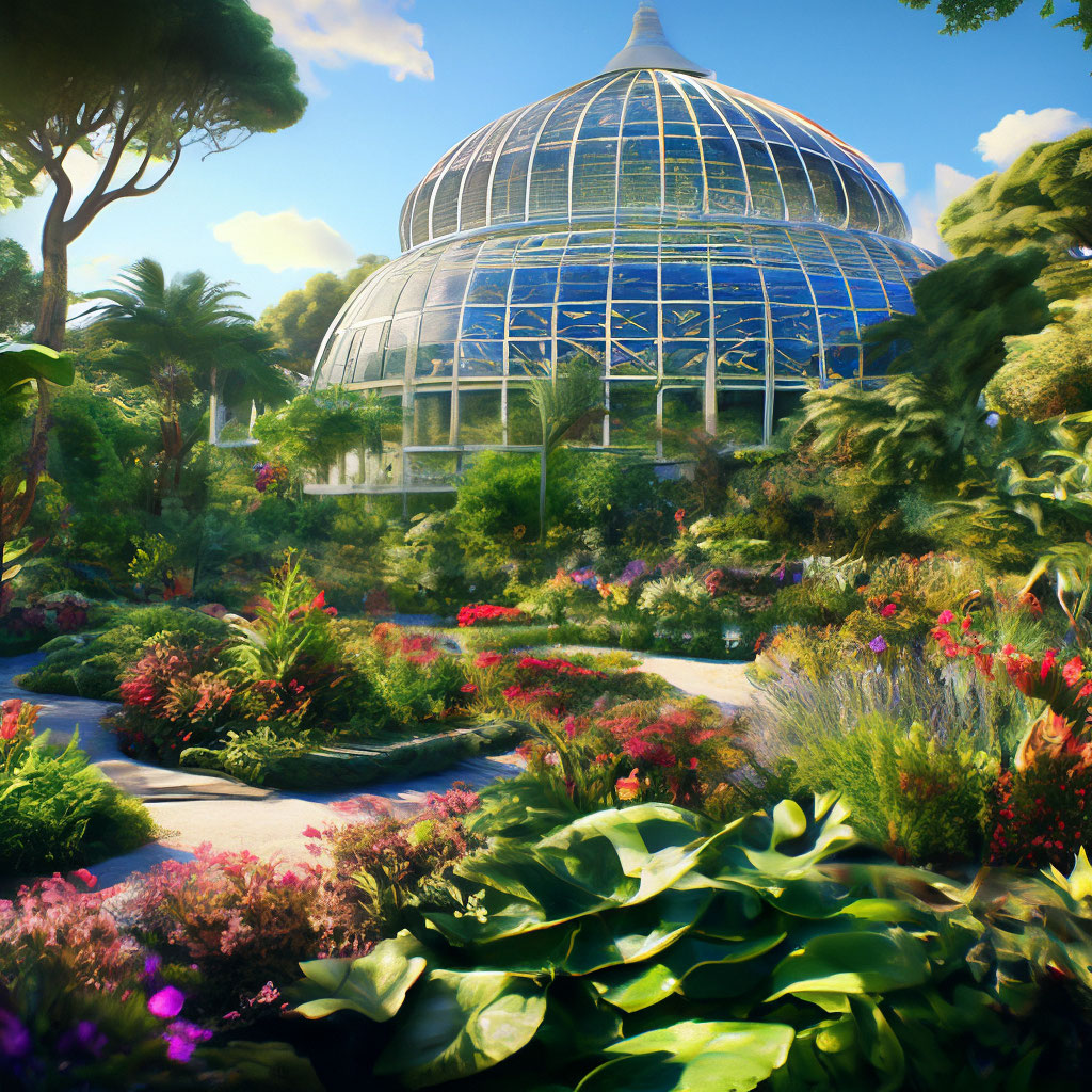"The Botanical Garden, botanical, high detail, high definition, high ...