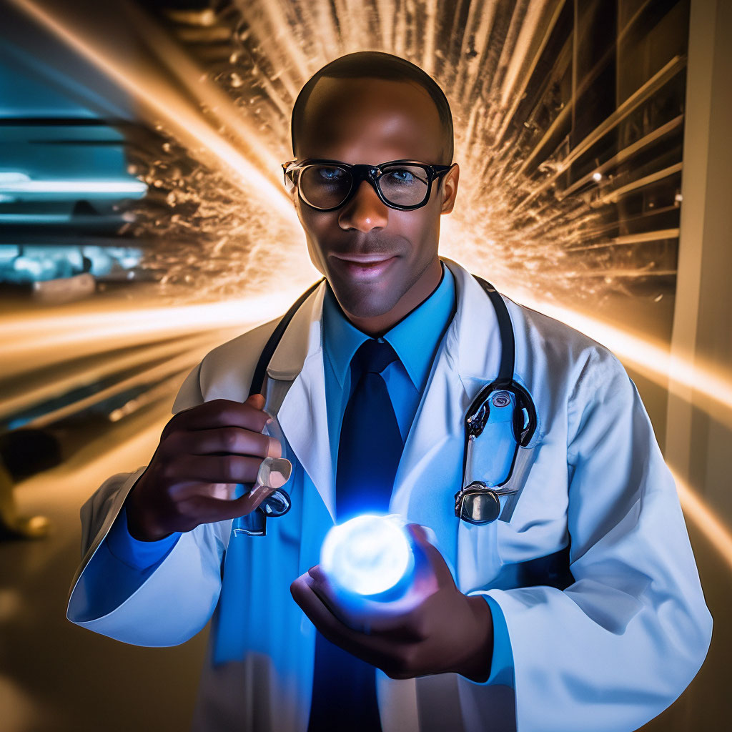 "Global Doctor" — image created in Shedevrum