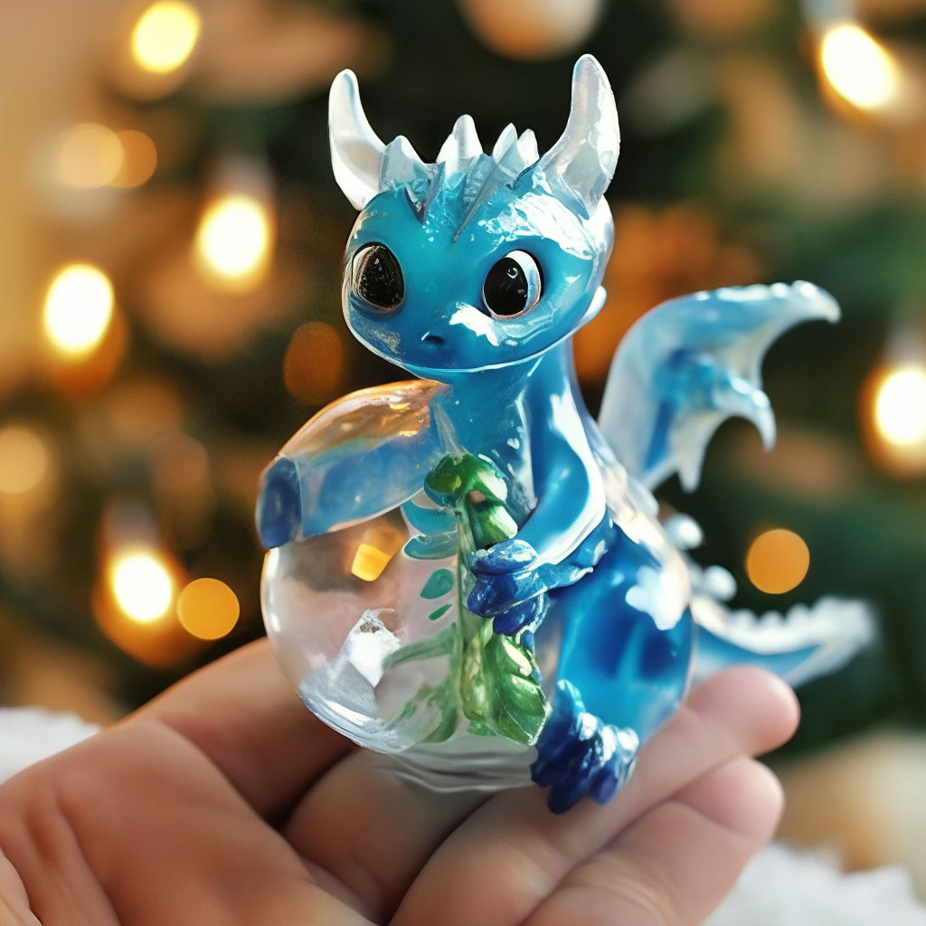 "A glass dragon from how to train a dragon, Toothless, in the form of a ...
