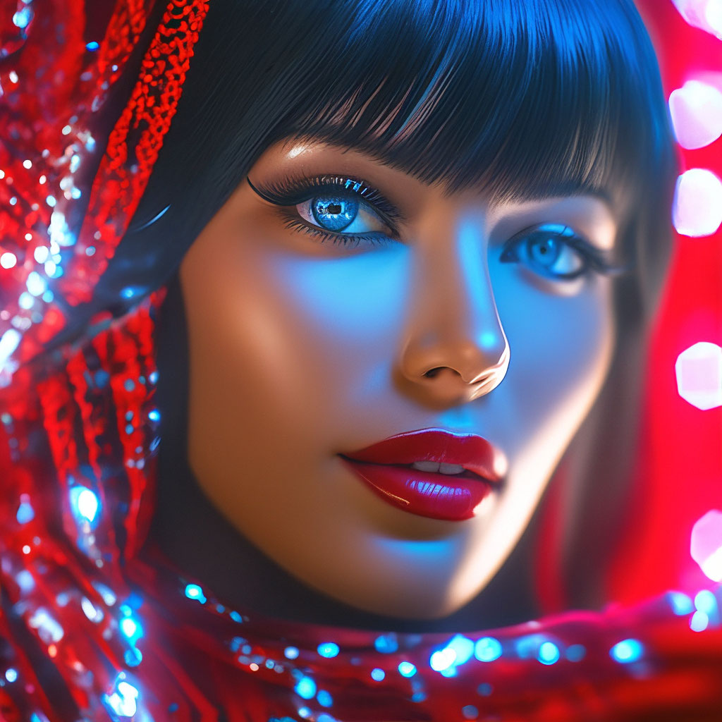 "Realistic, high quality, professional full-face photo portrait, close ...