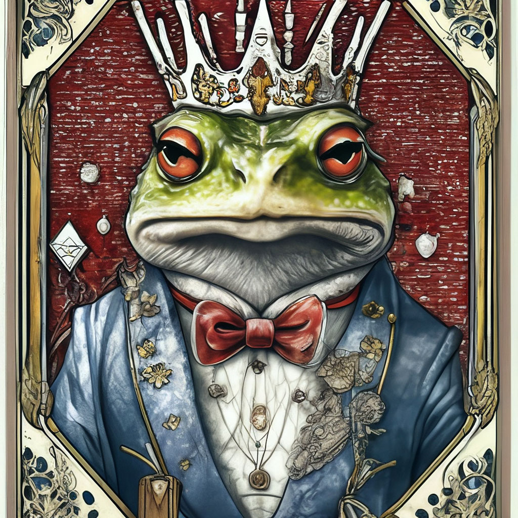 "In a thin frame, a speckled playing card of diamonds ♦️King: A Freak ...