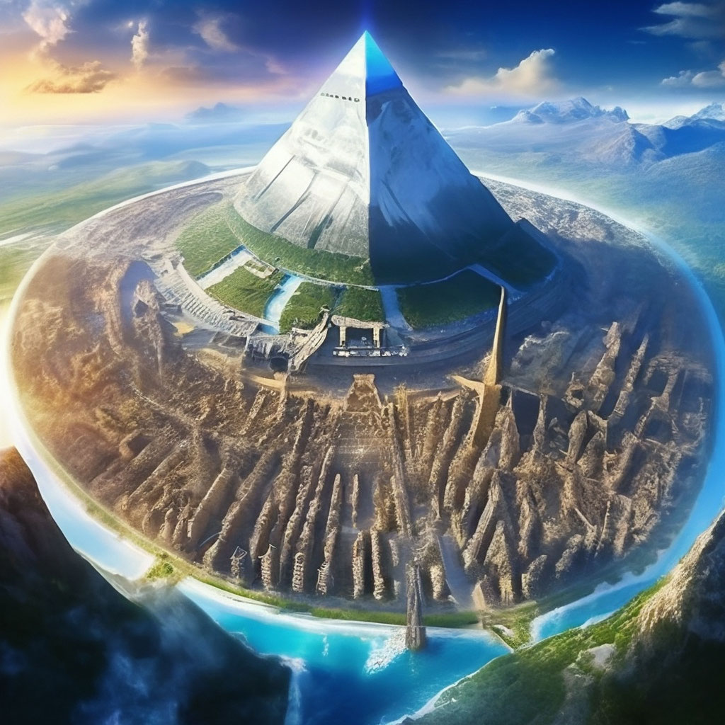 "Cities on four continents in the north of the planet Earth and Mount ...