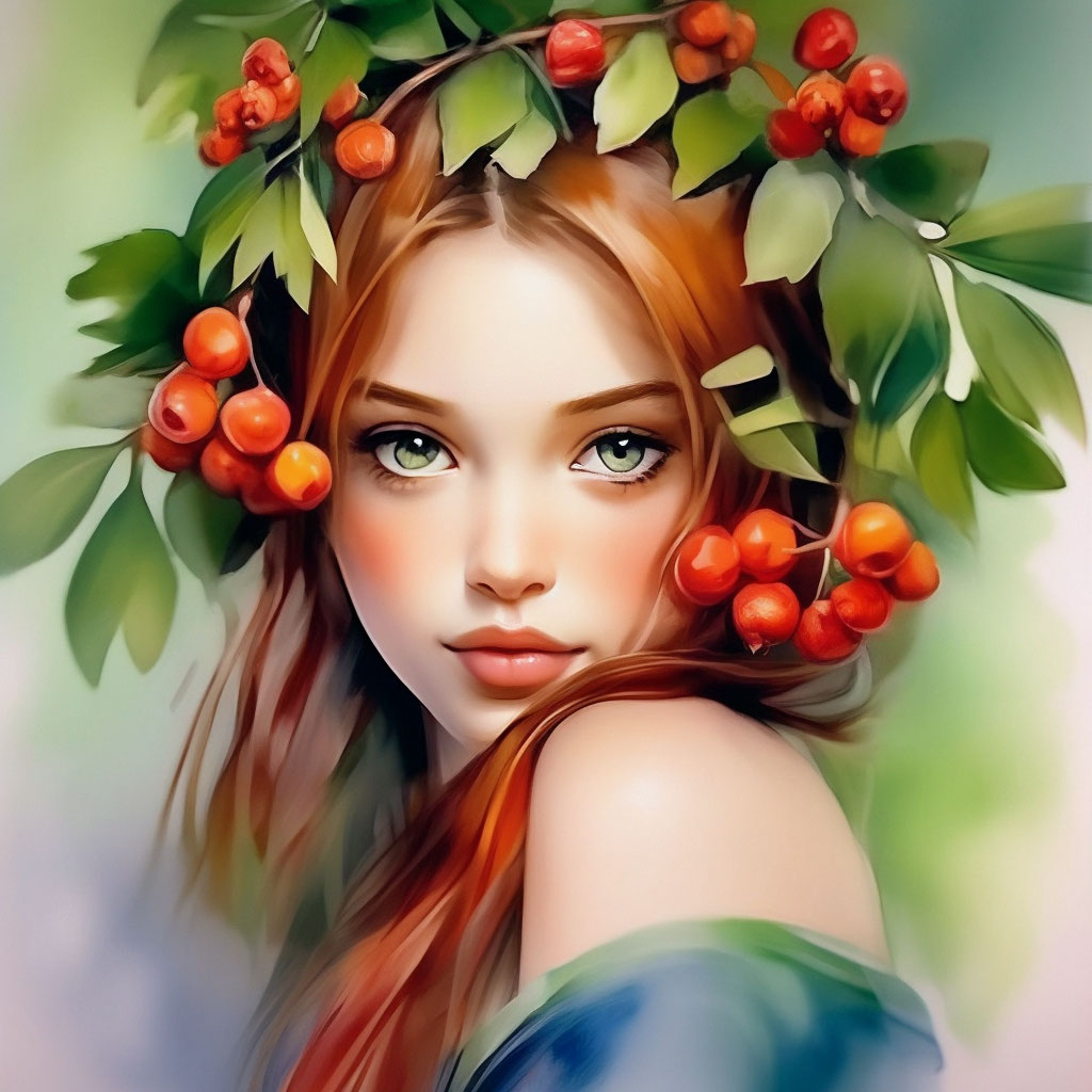 "Watercolor, juicy colors, a beautiful…" — image created in Shedevrum