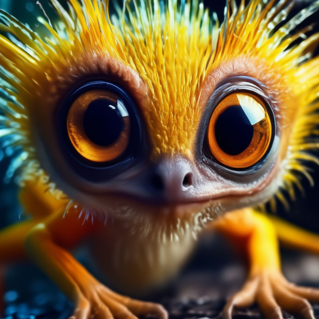 "Creep,unknown to science creature,scary but terribly cute,bright light ...