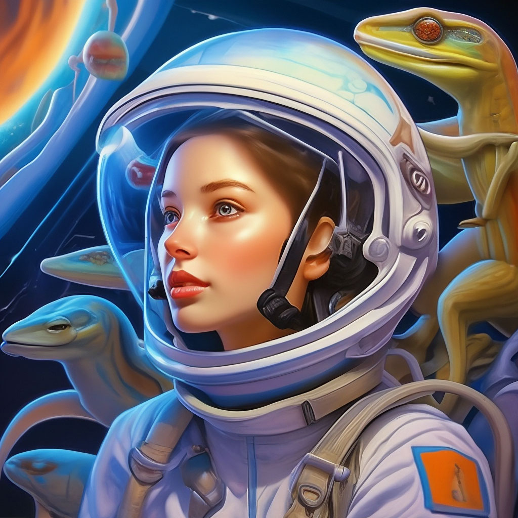 "You have woken up again in this fantastic world! admiration! space, a ...