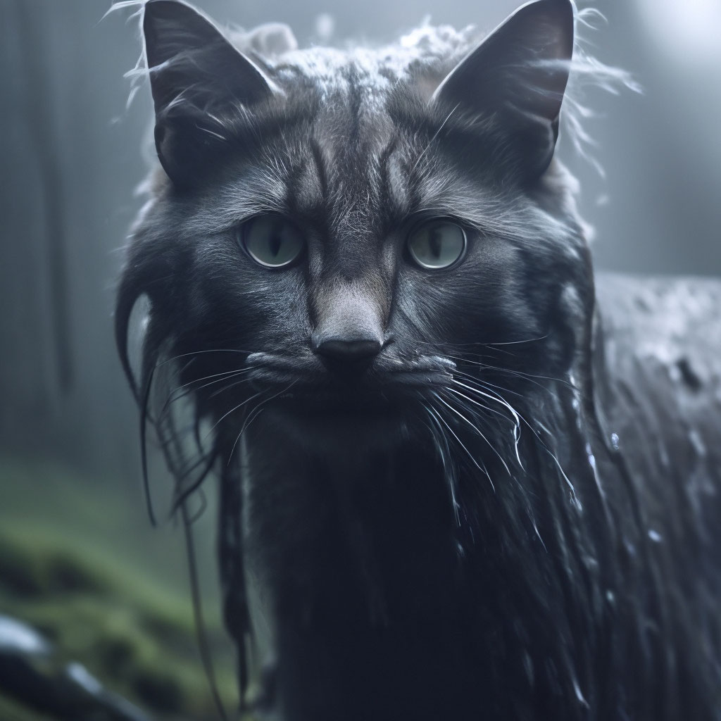 "Slop cat.,full HD." — image created in Shedevrum