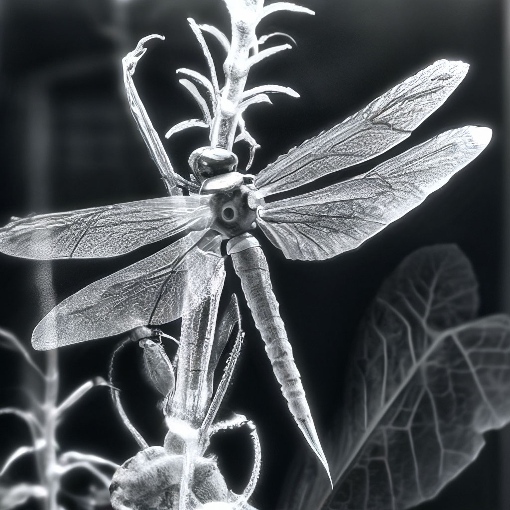 "Рентгеновский снимок одной стрекозы, dragon fly, x-ray , tomography ...
