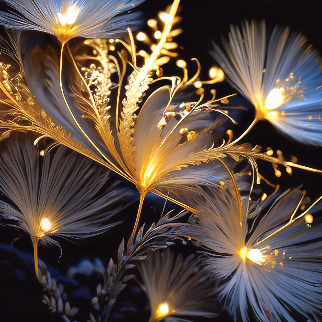 "A magical fairy-tale illustration. winter, fractal, filigree, art deco ...
