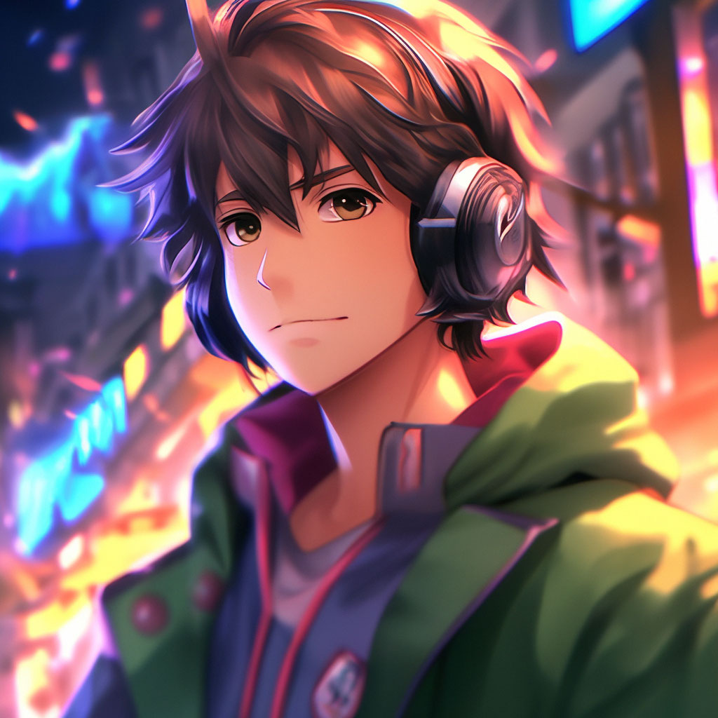 "Animecore pfp guy" — image created in Shedevrum