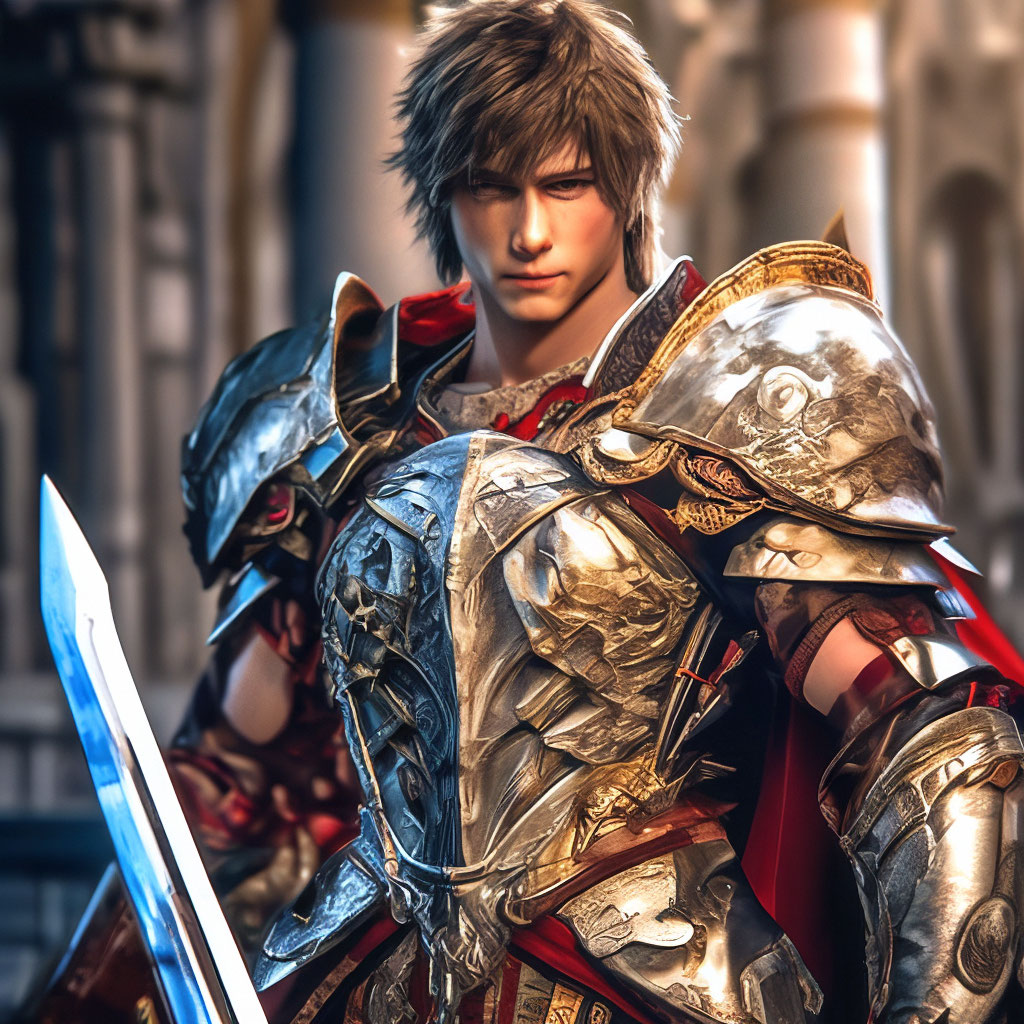 "Character lineage 2, gladiator, male,open beautiful male face, heavy ...