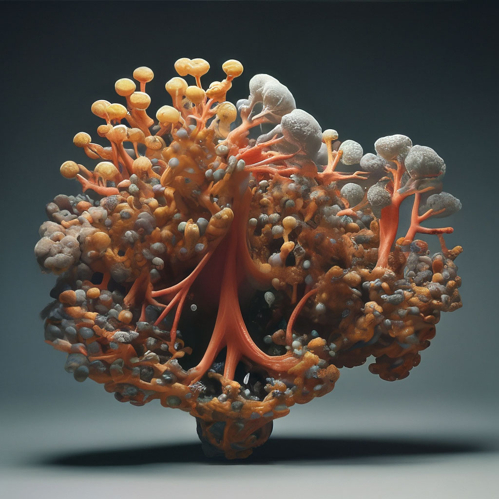 "A complex form of life" — image created in Shedevrum