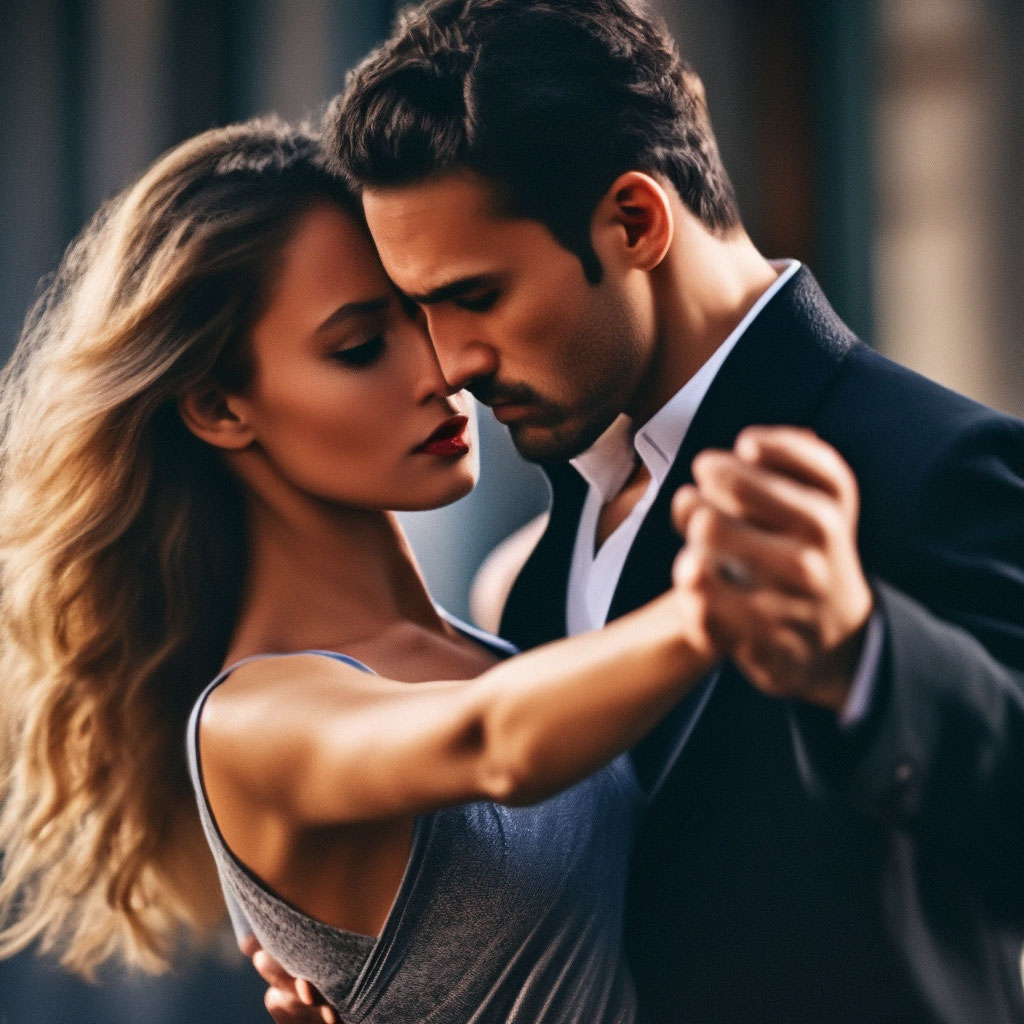 "Professional photo, pretty woman and sport man are dancing, Argentine ...