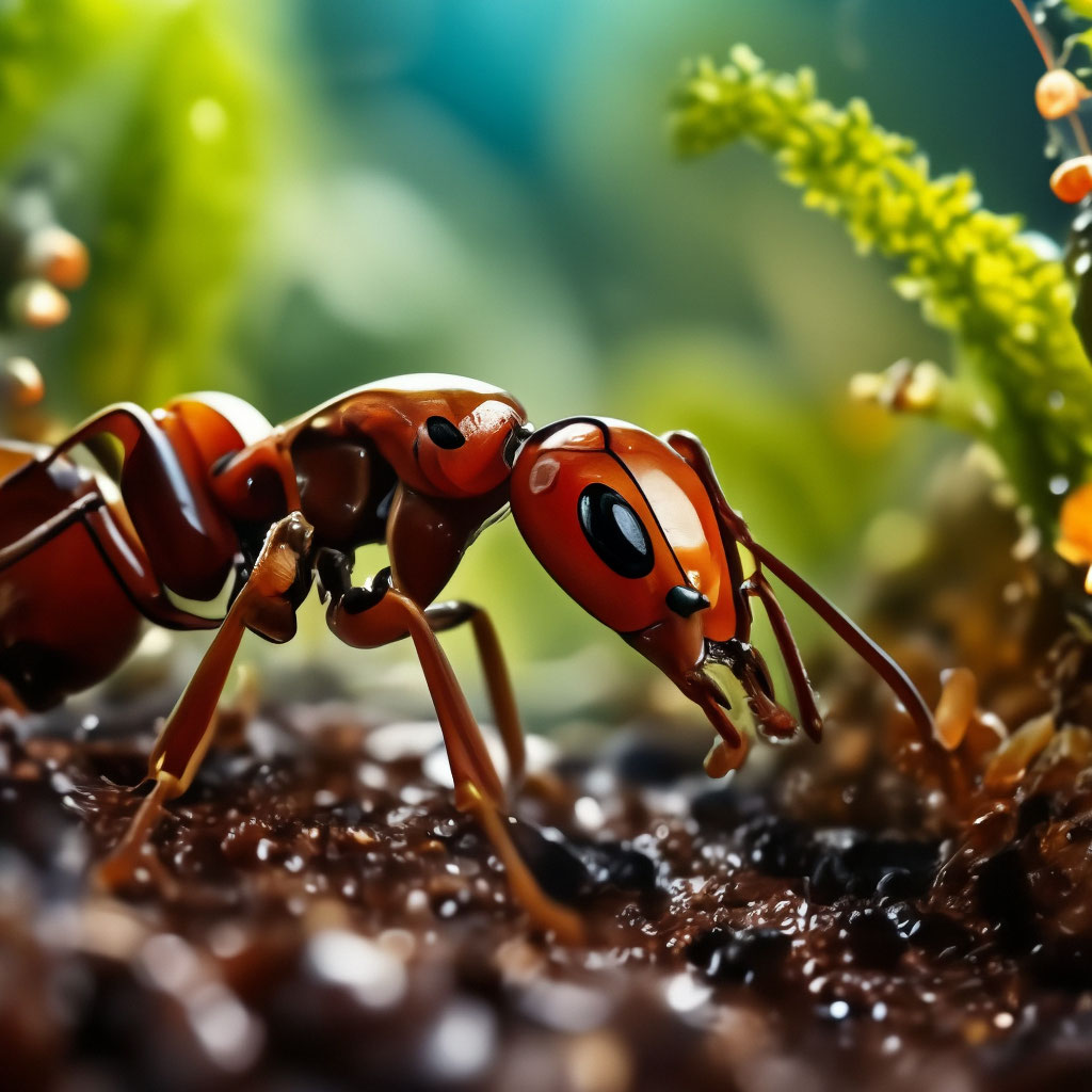 "A comic about the life of ants, the world inside an anthill, high ...