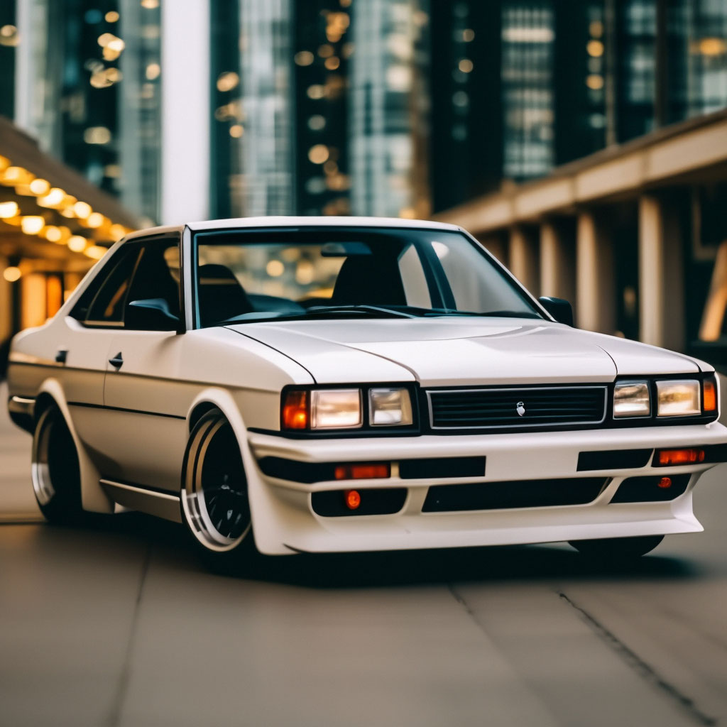 "Laurel with body kits" — image created in Shedevrum