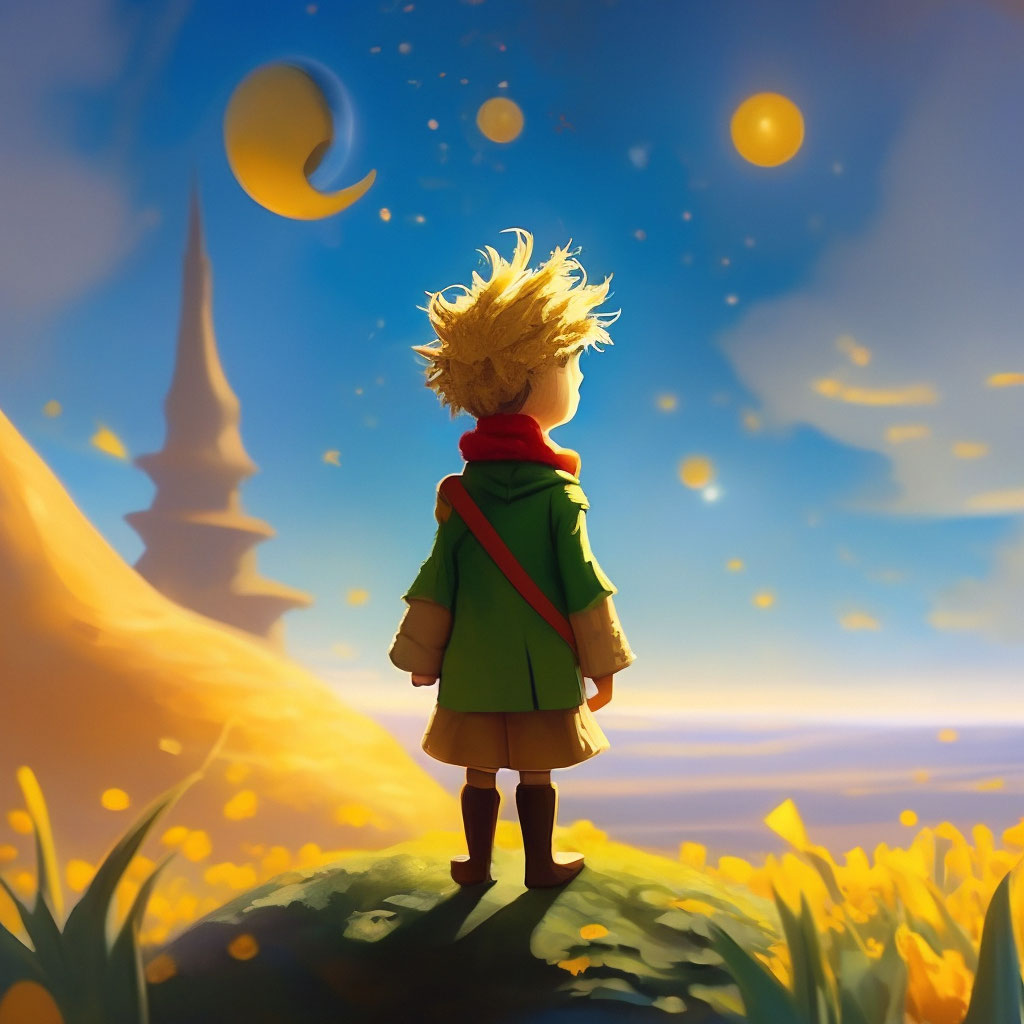 ""the Little Prince" - Antoine De Saint Exupery" — image created in ...