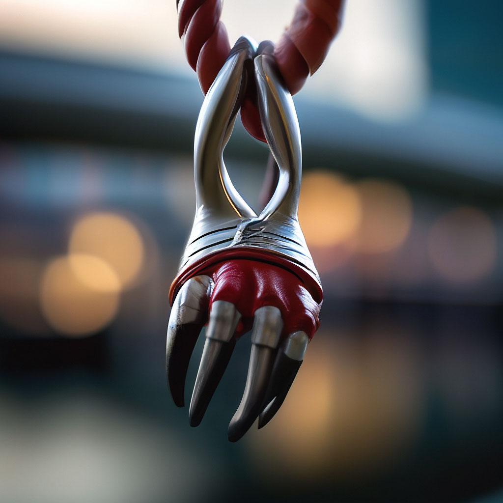 "Hook hands" — image created in Shedevrum