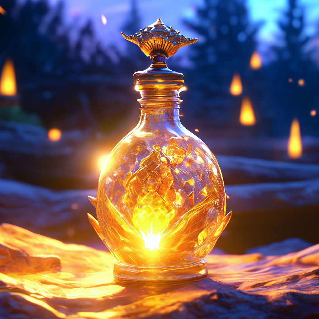 "A charming potion made of sparks of sunlight, infused with pure ...