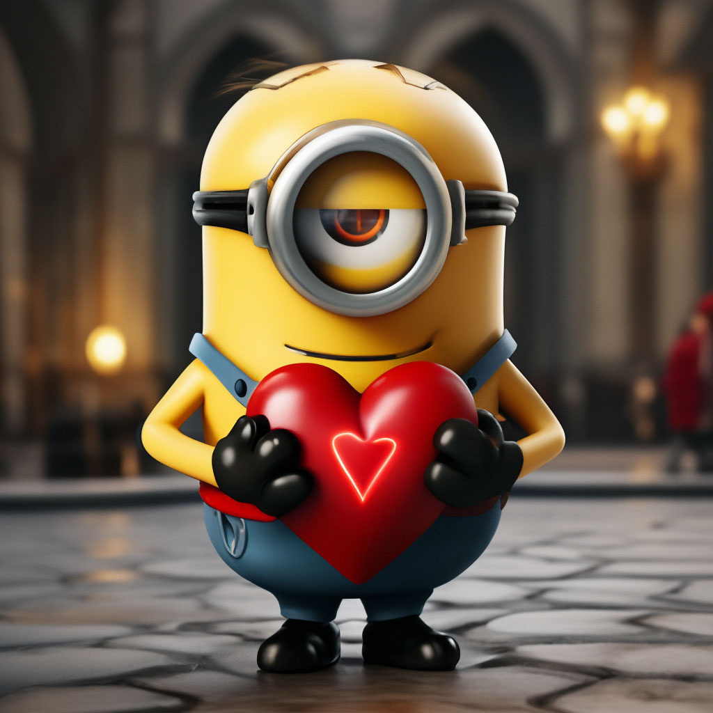 Minion A Forma Di Cuore