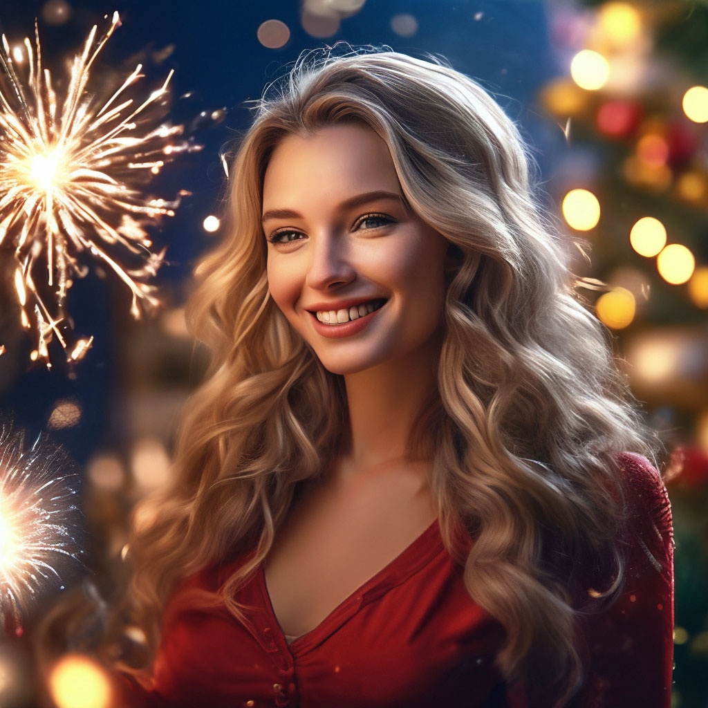 "Happy New Year! I wish you a wonderful mood, positivity, inspiration ...