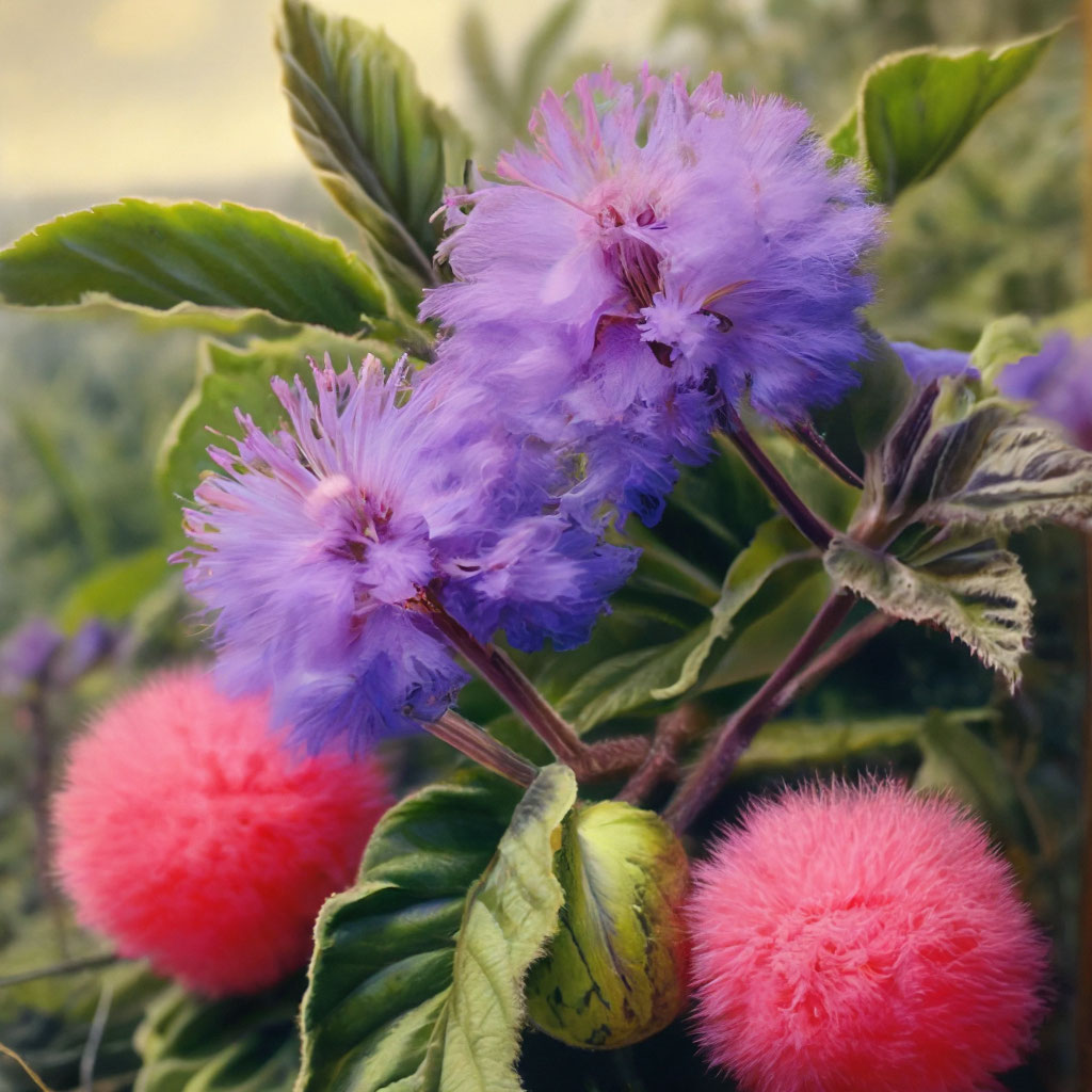 "Fluffy marsh myrtle, fluffy hornbeam,black watermelon, marsh purple ...