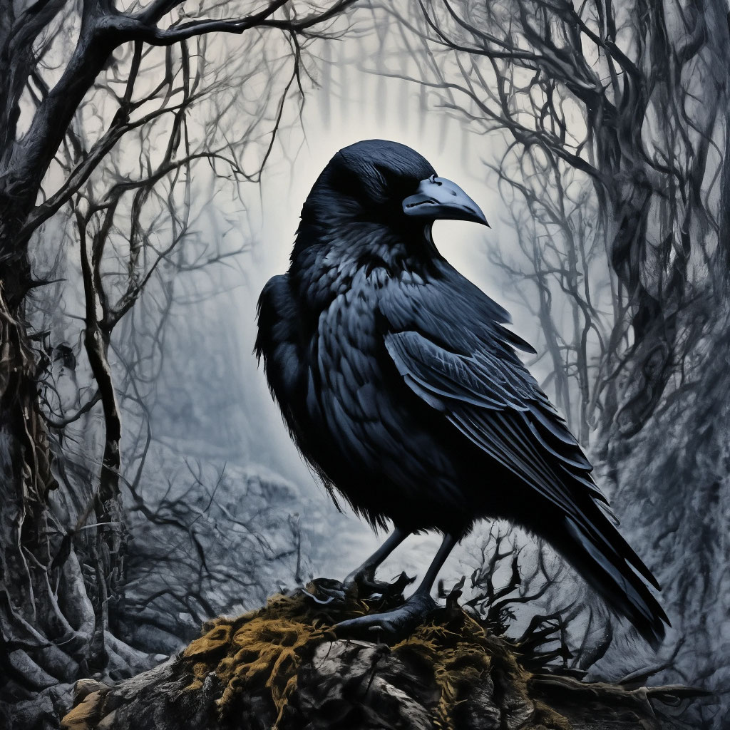 "Kar-kar, kripovo, fantastic, crazy, surrealism, black ink and ...